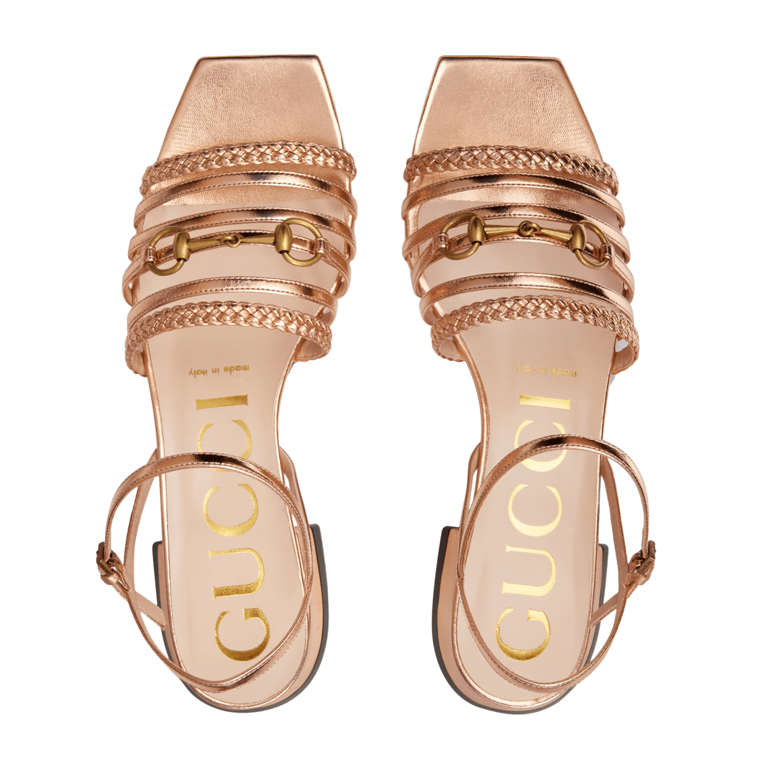 Gucci Women's Leather Sandal With Horsebit - Enigma Boutique