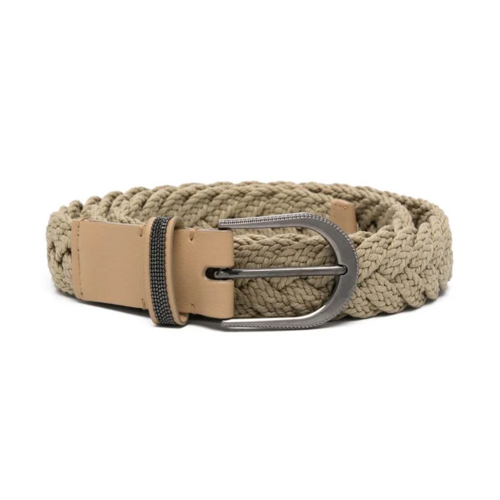 Brunello Cucinelli Monili-chain Braided Belt - Enigma Boutique Brunello Cucinelli Monili-chain Braided Belt - Enigma Boutique
